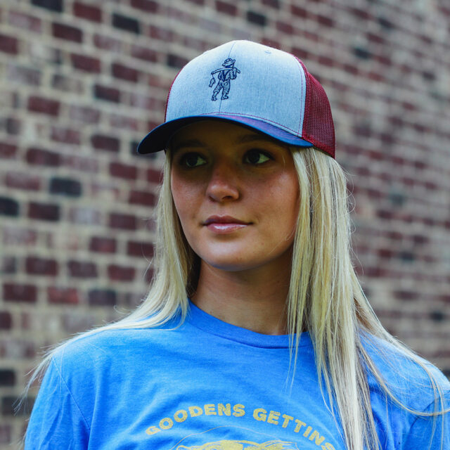 Dan-O's Maroon, Navy and Gray Big Lil' Danny Richardson Hat