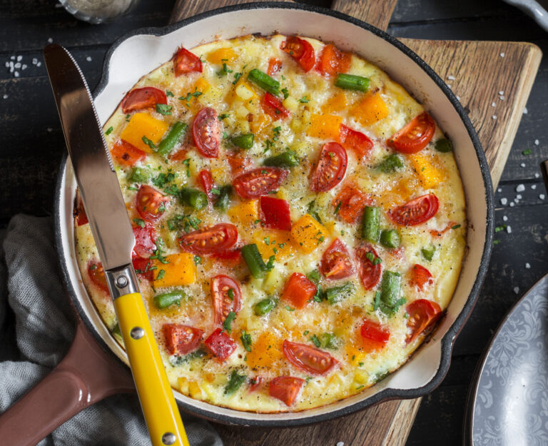 Delicious Veggie Frittata Recipe for Breakfast or Brunch - Dan-O's ...