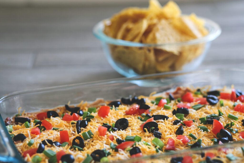 Touchdown 7-Layer Football Dip - Dan-O's Seasoning
