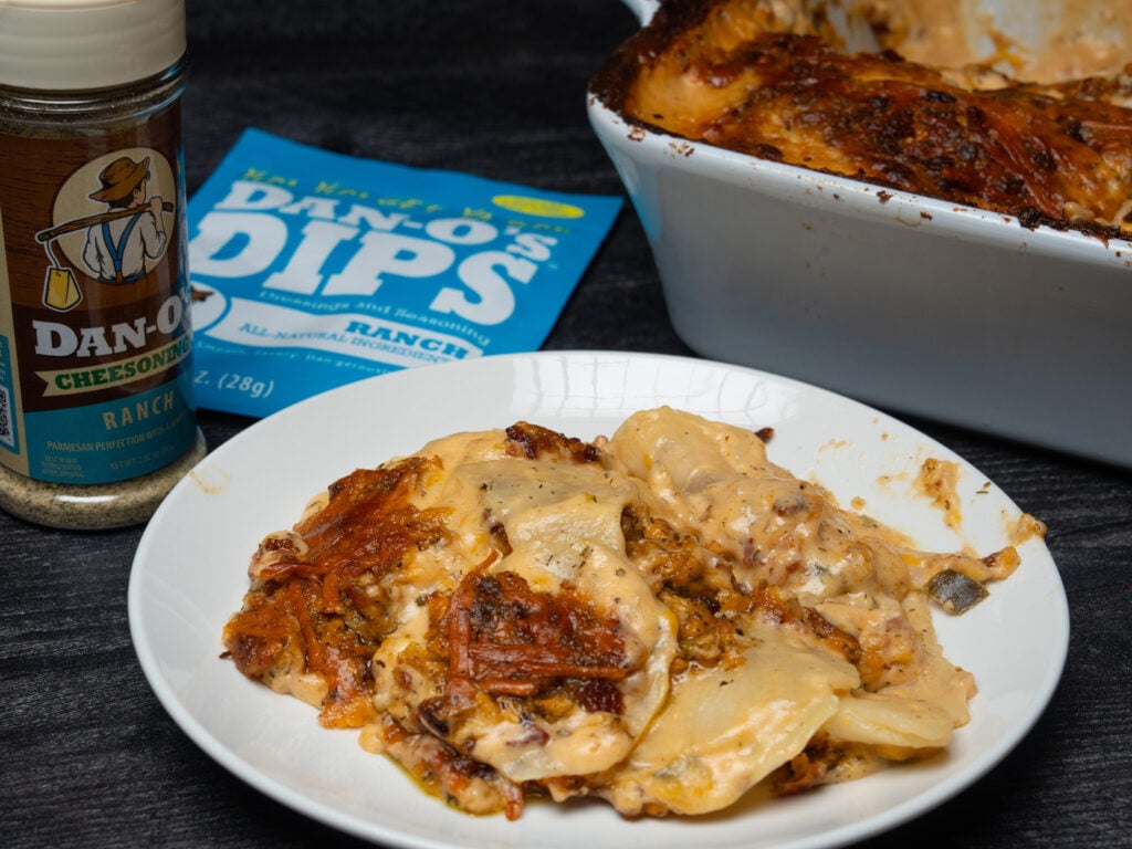Bacon Ranch Jalapeño Scalloped Potatoes - Dan-O's Seasoning