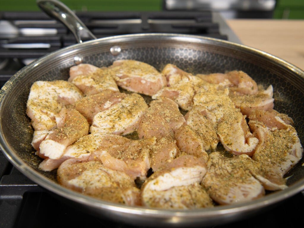 Chicken and Roasted Veggies with French Onion Dip - Dan-O's Seasoning