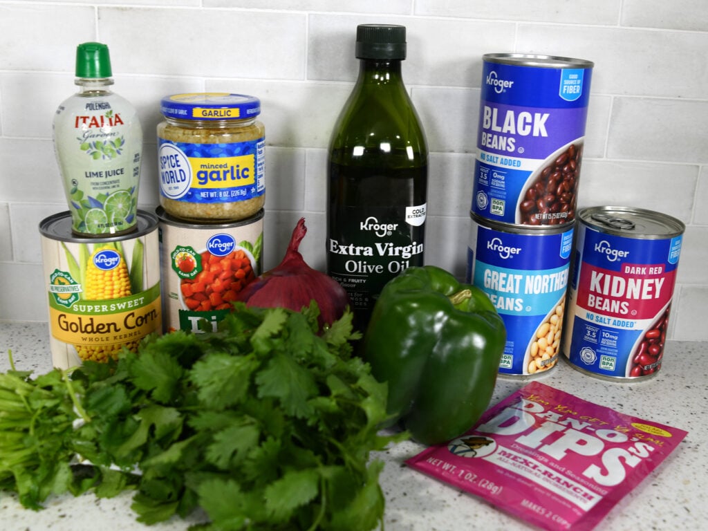 Mexi-Ranch Bean Salad - Dan-O's Seasoning