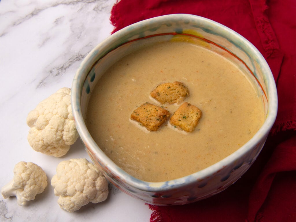 Creamy Cauliflower Soup - Dan-O's Seasoning