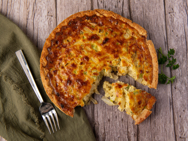 French Onion Quiche - Dan-O's Seasoning