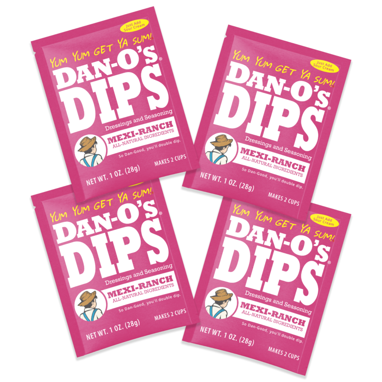 Mexi-Ranch Dip Mix Packets - 4 Pack - Dan-O's Seasoning