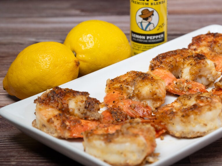 Lemon Pepper Jumbo Shrimp - Dan-O's Seasoning